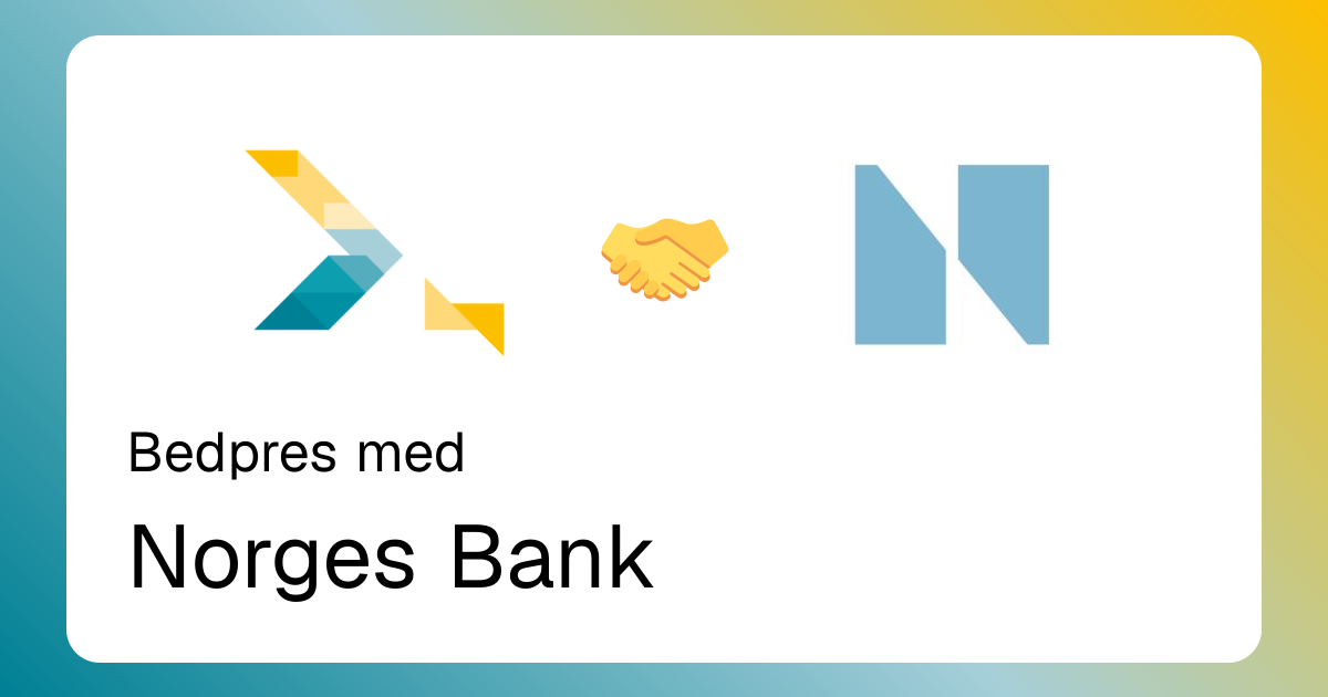 Norges Bank og Oljefondet | echo – Linjeforeningen for informatikk